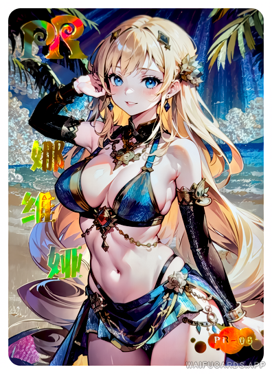 Flower Girl PR-06 Navia Genshin Impact Waifu Card - Waifu 360