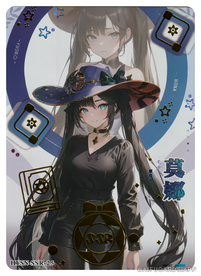 Flower Girl HYSN-SSR-25 Mona Genshin Impact Waifu Card - Waifu 360